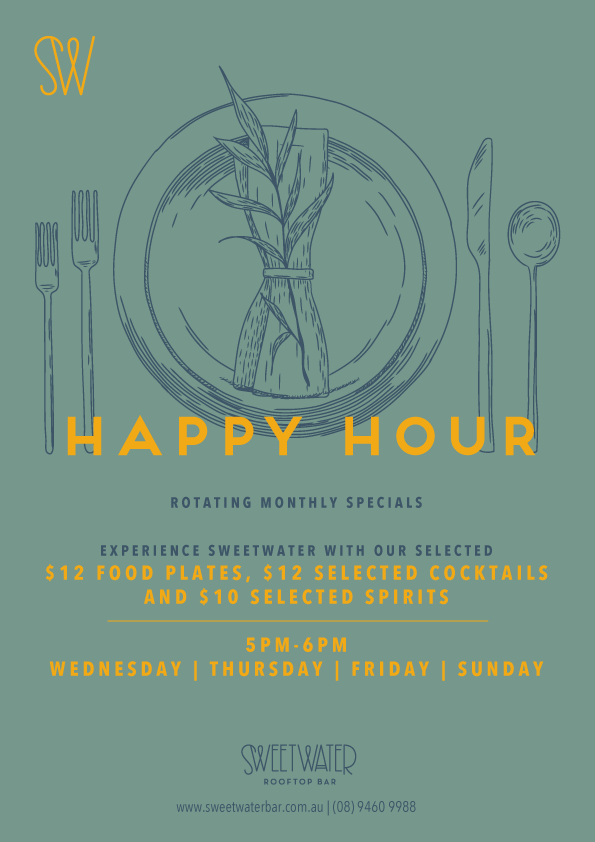 Rooftop Bar & Restaurant - Sweetwater Fremantle, Perth